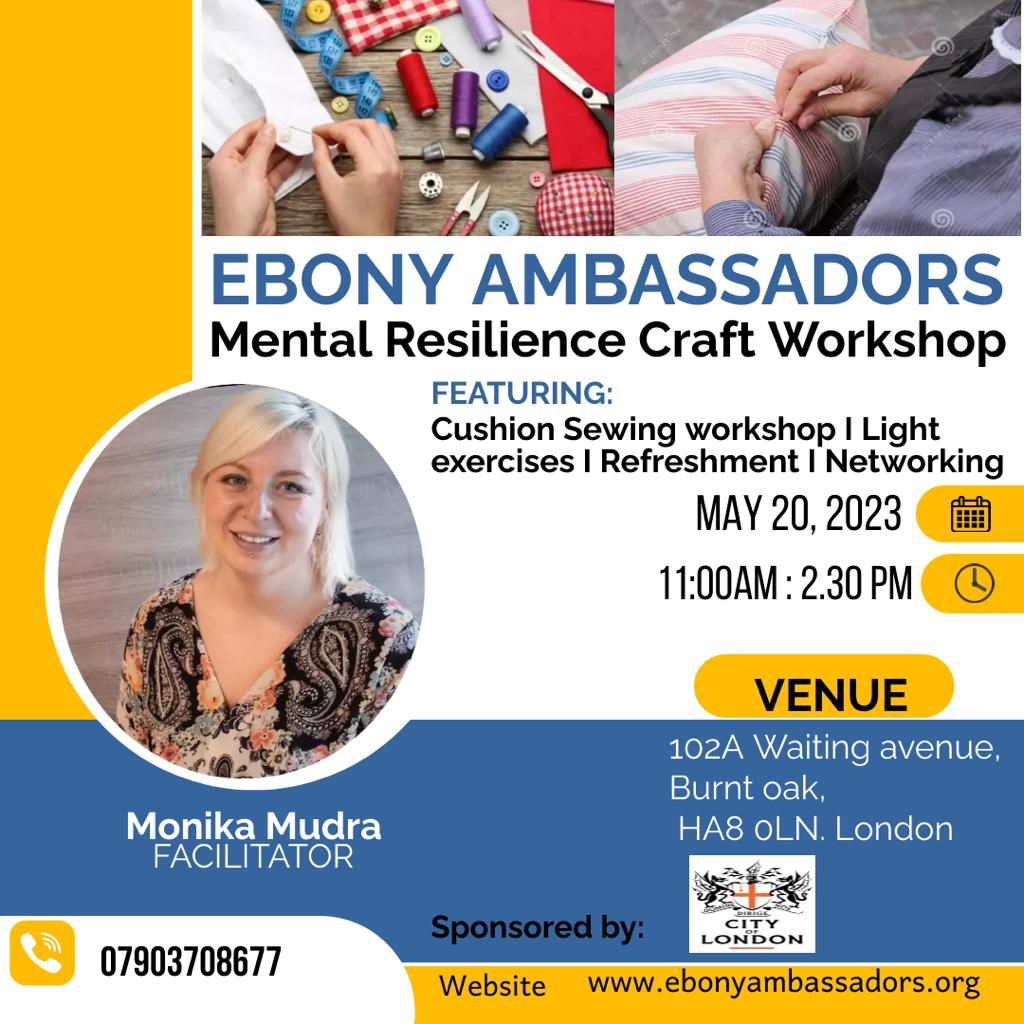 Mental Resilience Craft Workshop - Ebony Ambassadors
